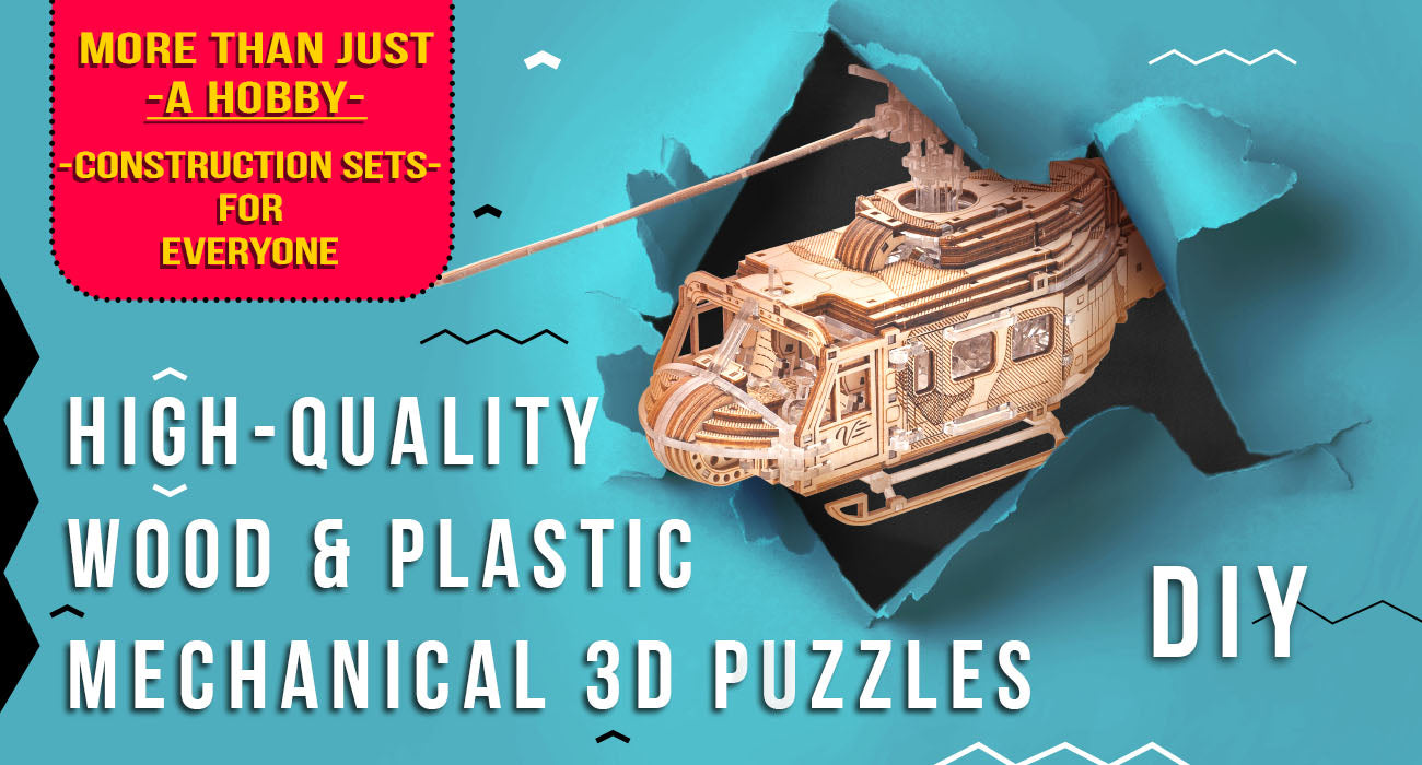 Viter Models Official Store. Mechanical 3D Puzzles. Veter Models – Vіter Models